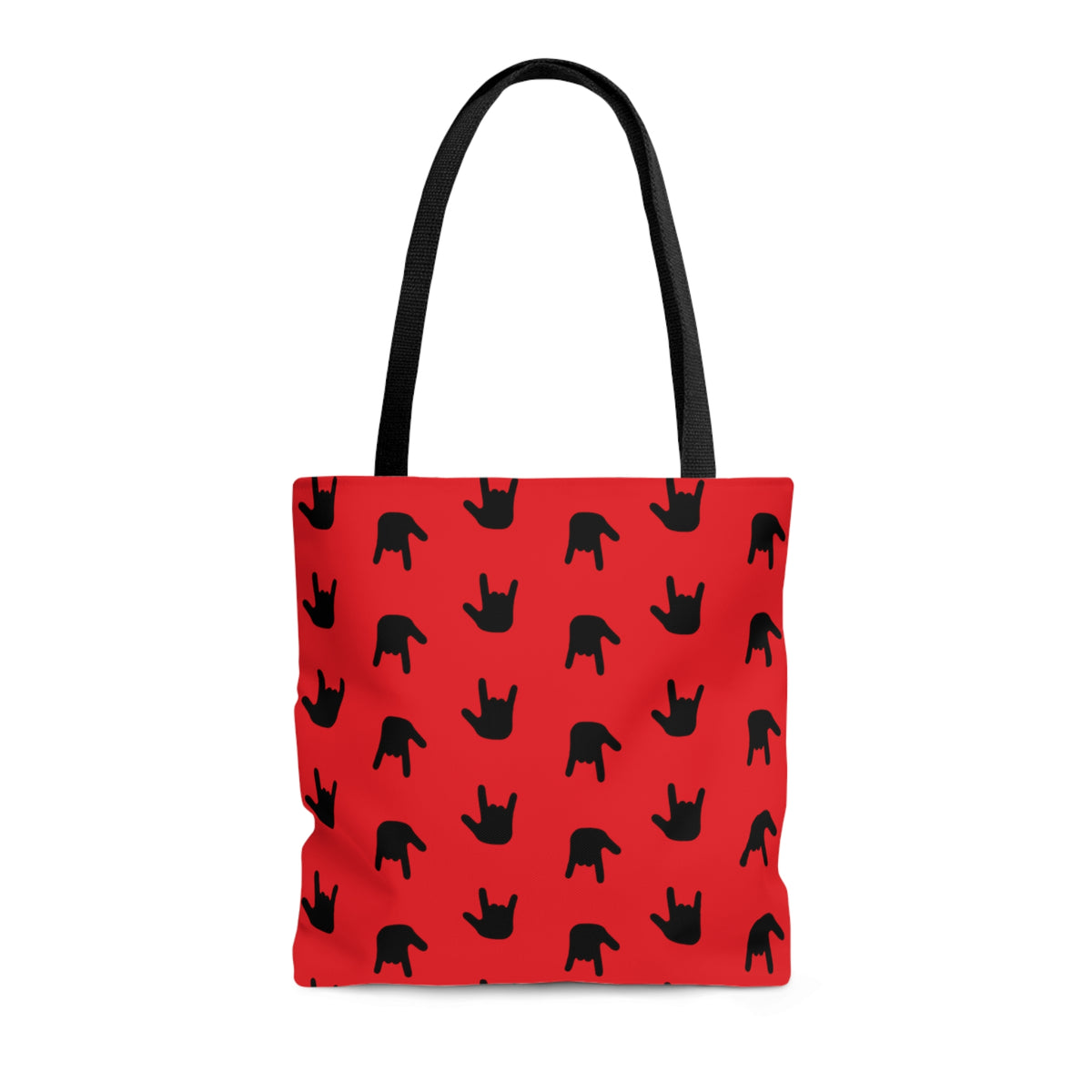 ASL Bag "ILY Wave" Polyester 16x16 ASL Tote Bag | ASL Gift – ASL Station