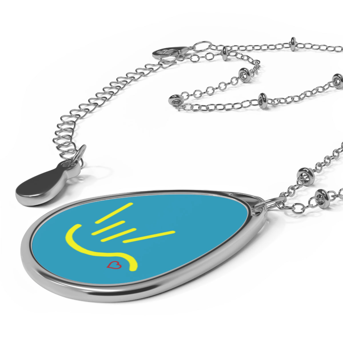 ILY Necklace "ILY Heart" Sign Language Jewelry | ASL Gifts – ASL Station