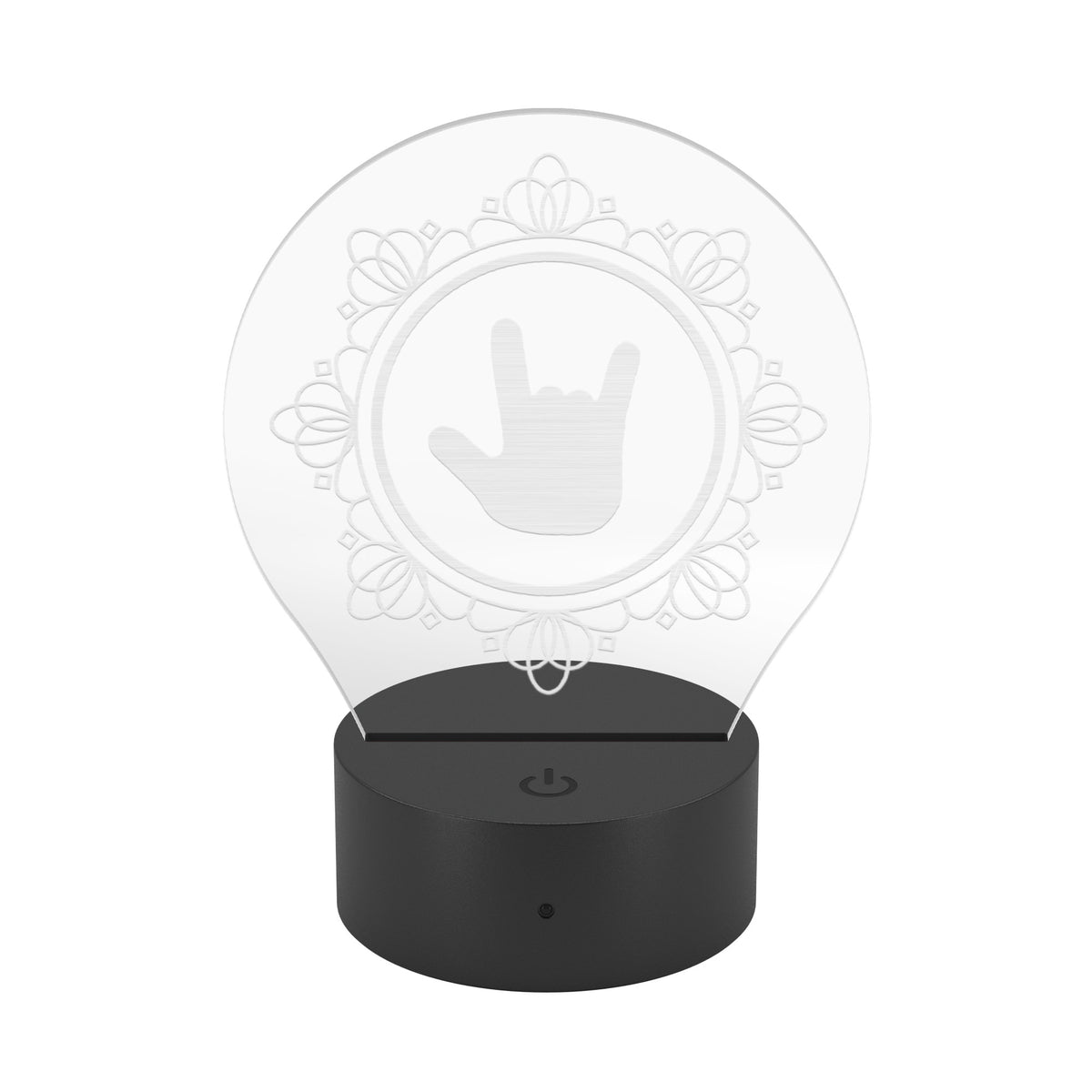 ASL Home Decor "ILY Elegant" Sign Language LED Sign | ASL Gifts – ASL ...