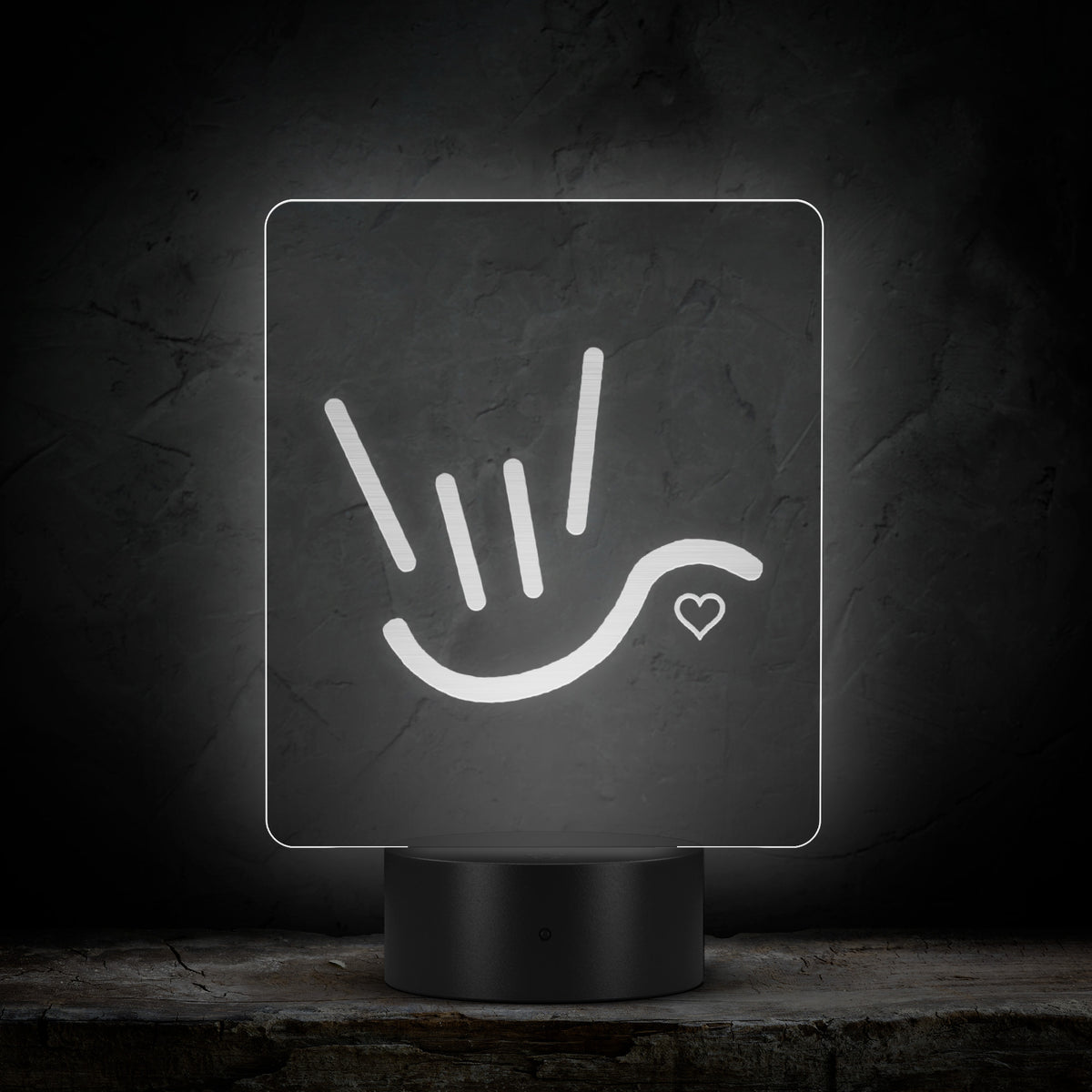 ASL Home Decor "ILY Heart" Sign Language LED Sign | ASL Gifts – ASL Station