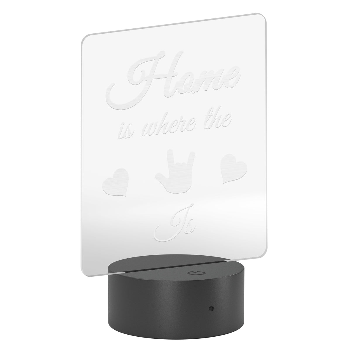 ASL Home Decor "ILY Home" Sign Language LED Sign | ASL Gifts – ASL Station