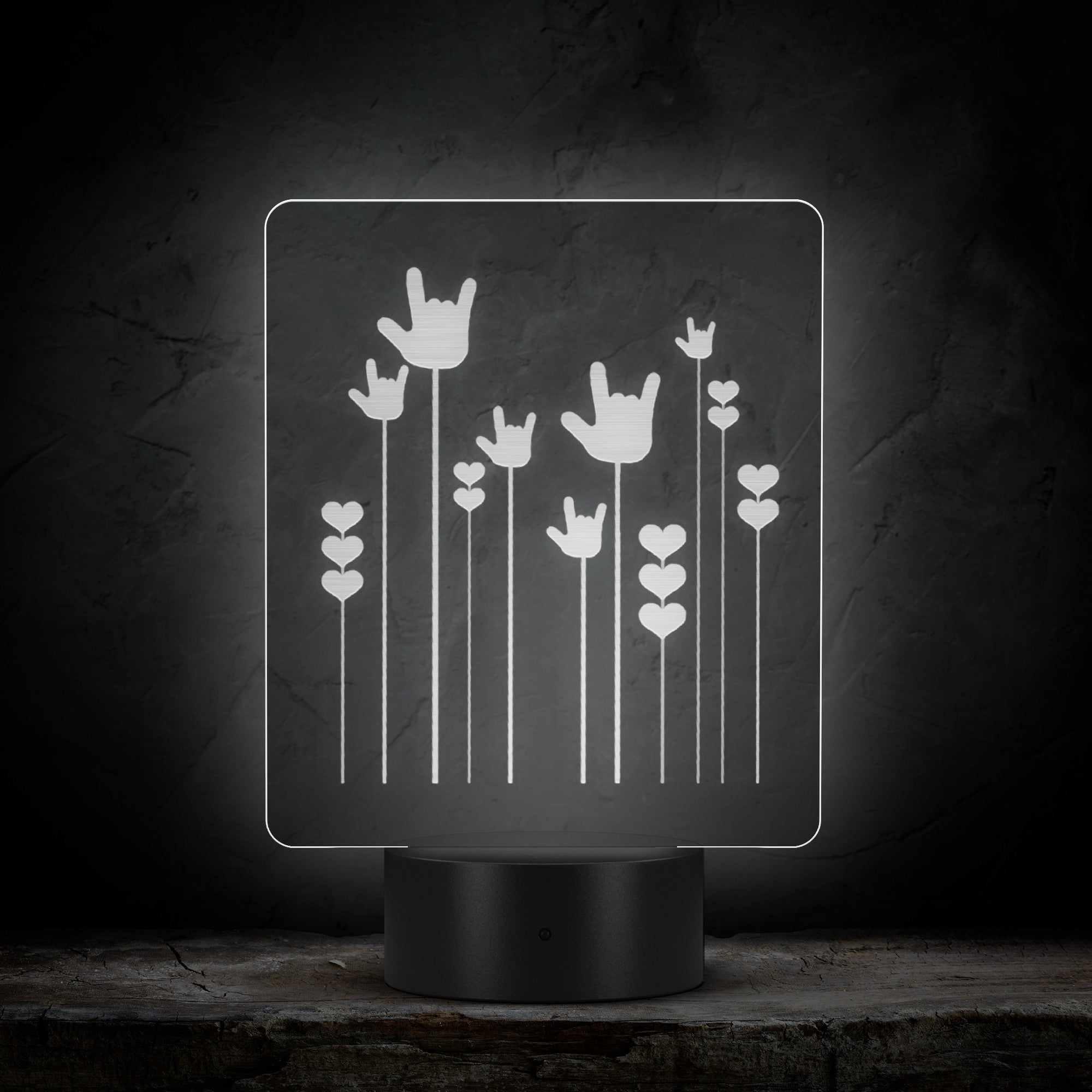 ASL Home Decor "ILY Sprout" Sign Language LED Sign | ASL Gifts – ASL ...