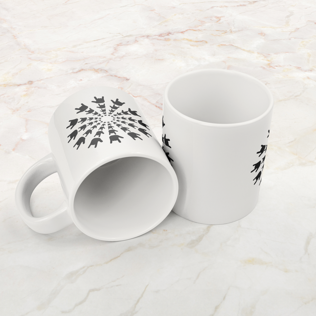 Sign Language Mug "ILY Burst" Ceramic 20oz ASL Coffee Mug – ASL Station