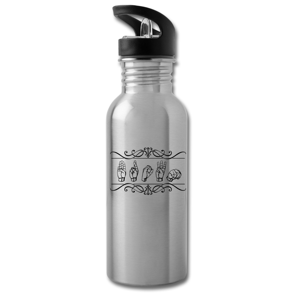 ASL Merchandise "Custom" Stainless ASL Water Bottle 20oz – ASL Station